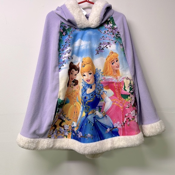 Disney | Jackets & Coats | Disney Princess Girls Cape Large Size | Poshmark